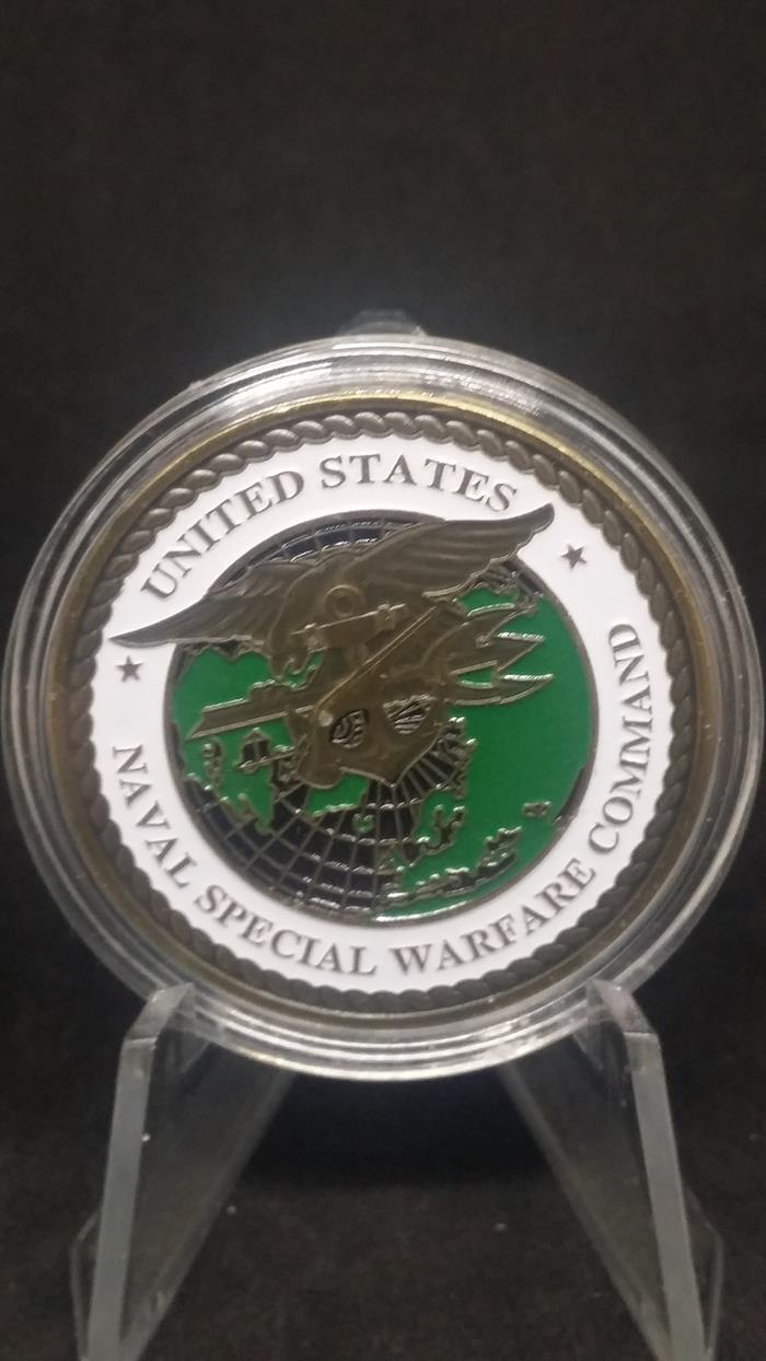 MEDAGLIA COMMEMORATIVA U S NAVY SEALS