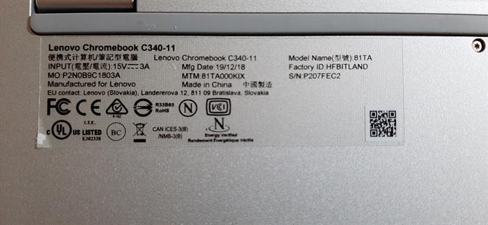 CHROMEBOOK LENOVO