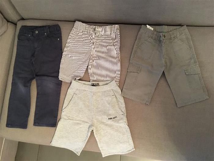 PANTALONCINI BERMUDA PANTALONI BAMBINO 4 ANNI