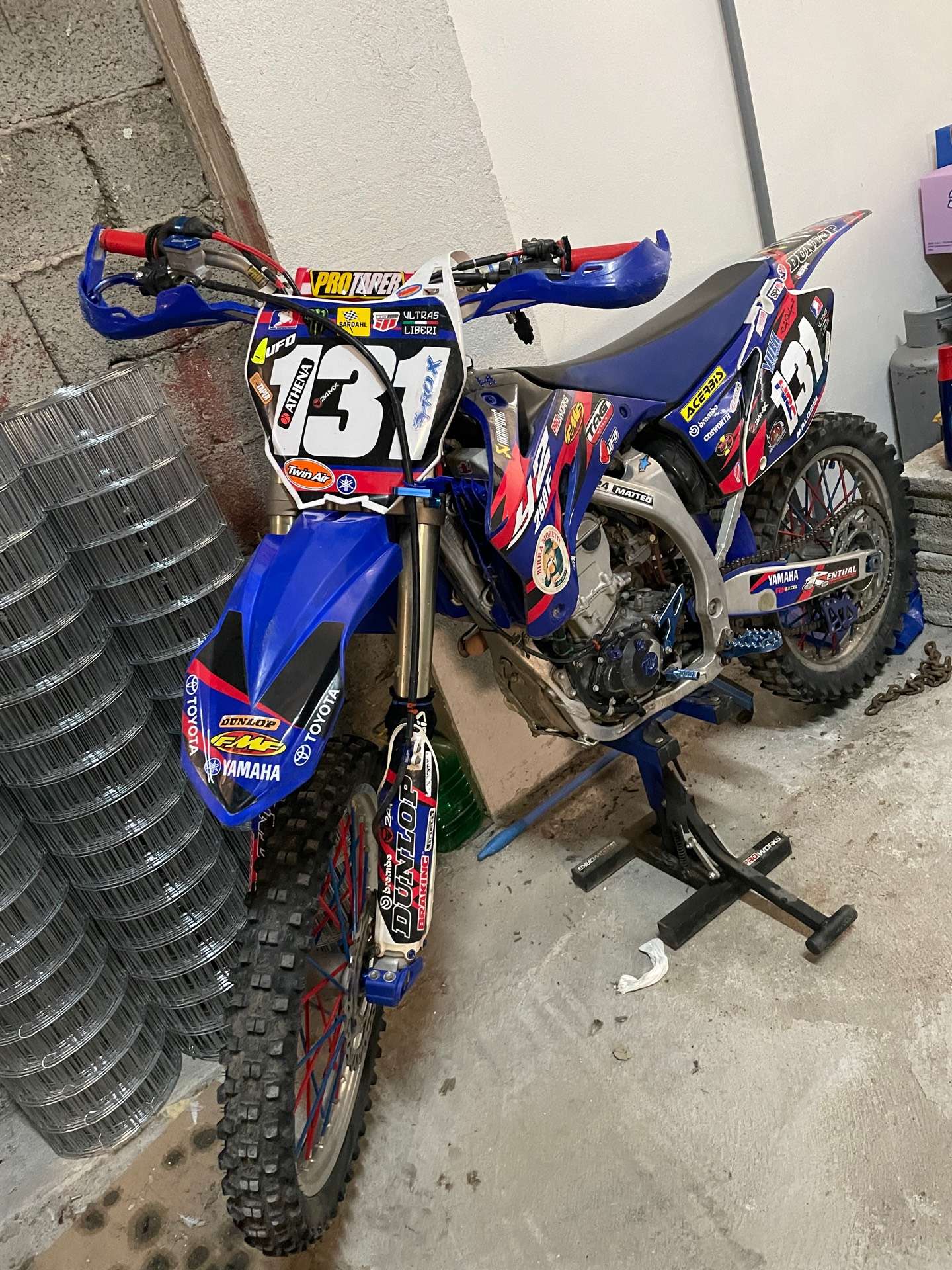 Yamaha YZ 250ergal blu