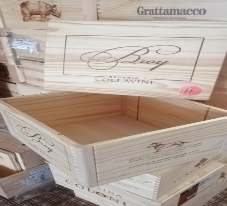 Cassetto e coperchi in legno