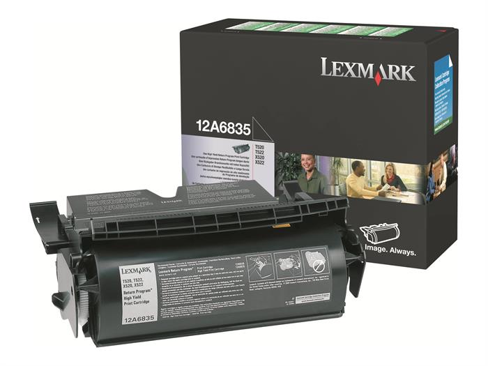 TONER NERO LEXMARK 12A6835