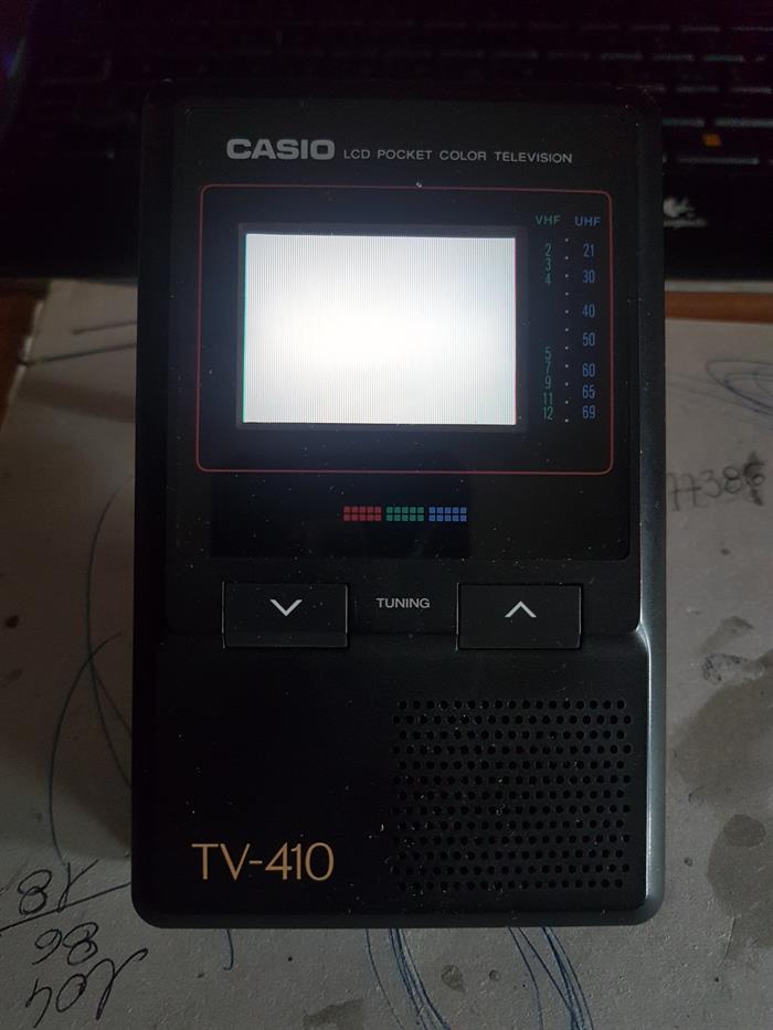 TV POCKET VINTAGE CASIO TV410V