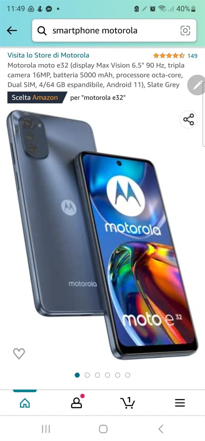 MOTOROLA E32 64 GB