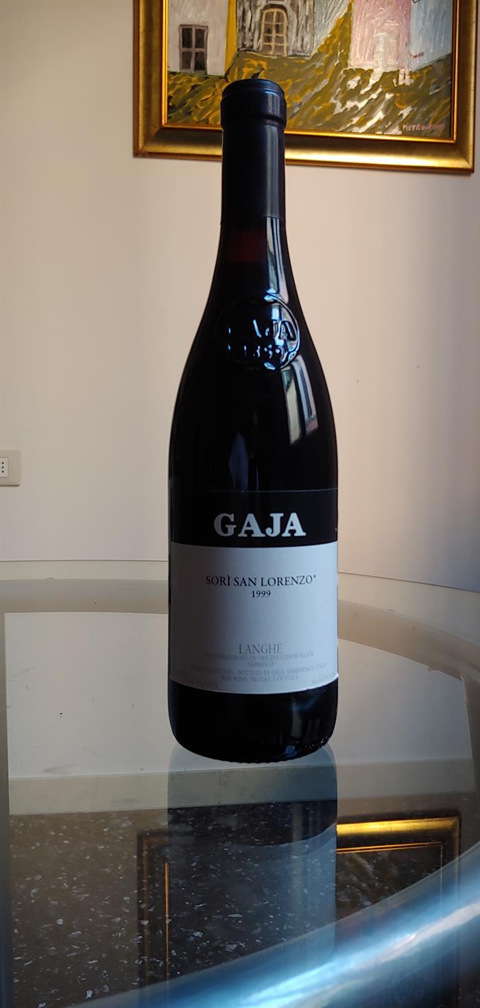 GAJA LANGHE NEBBIOLO DOC "SORÌ SAN LORENZO" 1999