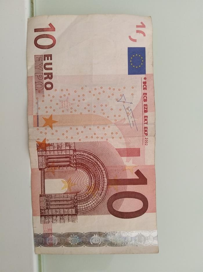 BANCONOTA €10 DEL 2002 EMISSIONE RARA