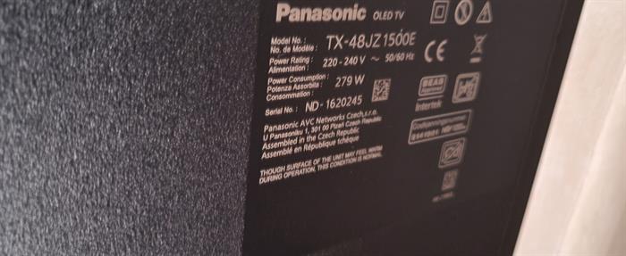 TELEVISORE OLED PANASONIC 48" JZ1500 E