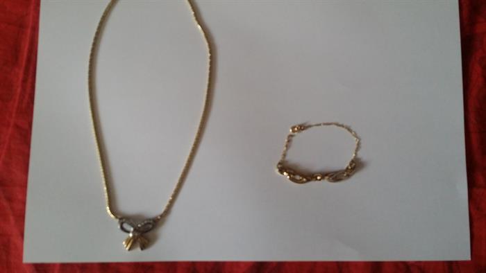 COLLANA E BRACCIALETTO D'ORO