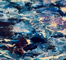 Quadro pouring/fluid painting 