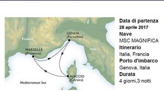 CROCIERA OFFERTA BATTESIMO DEL MARE A BORDO DI MSC MAGNIFICA