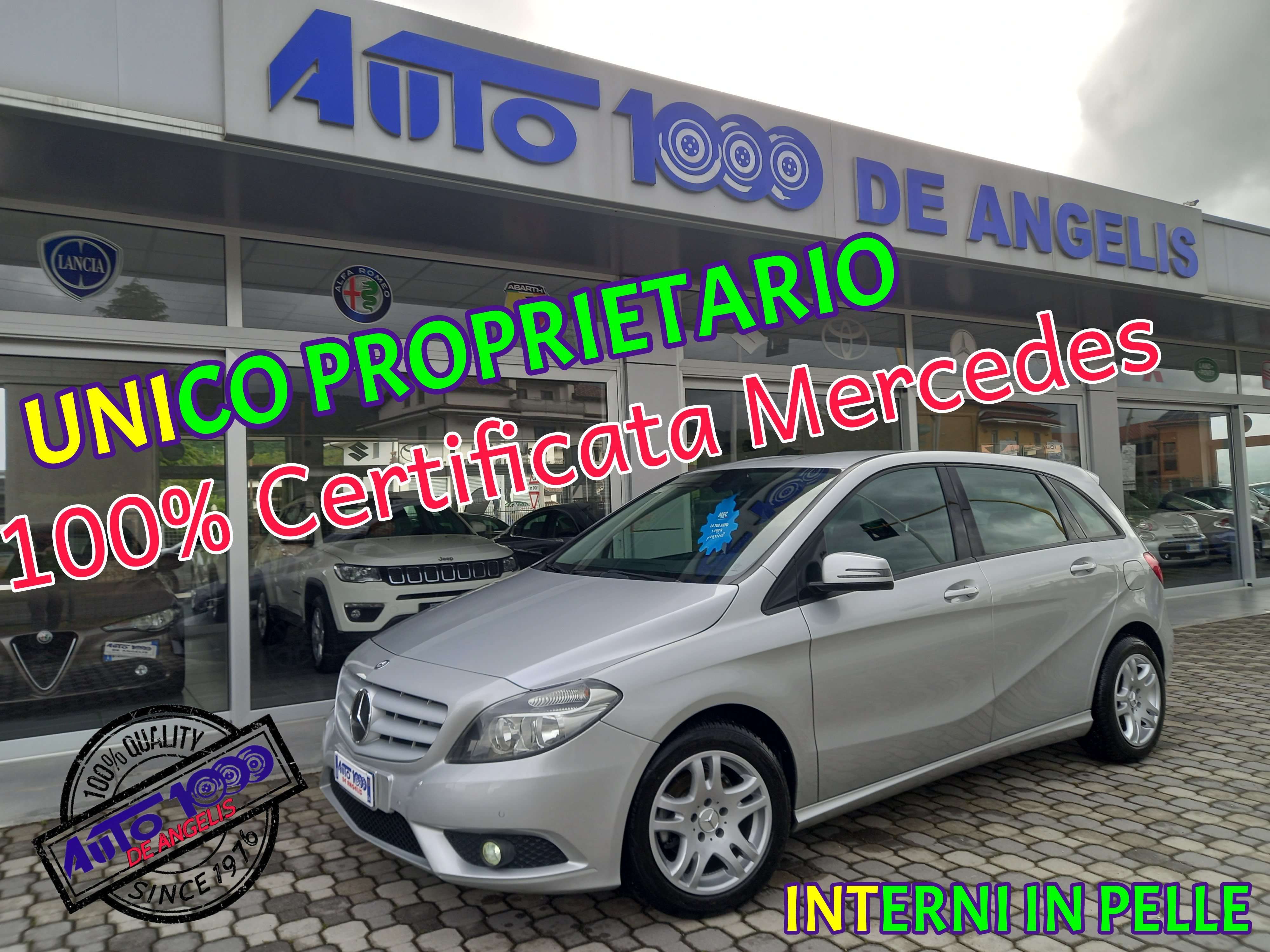 Mercedes-Benz B 180CDI * INTERNI IN PELLE * TAGLIANDATA 100% MERCEDES