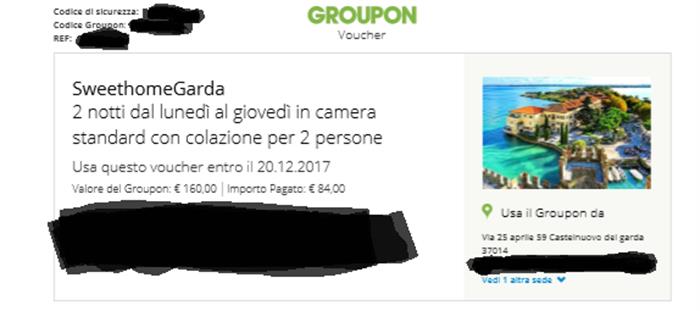 COUPON PER SOGGIORNO TRE GIORNI SUL LAGO DI GARDA