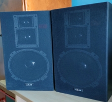 Coppia Diffusori a 3 Vie AKAI Vintage Hi-Fi