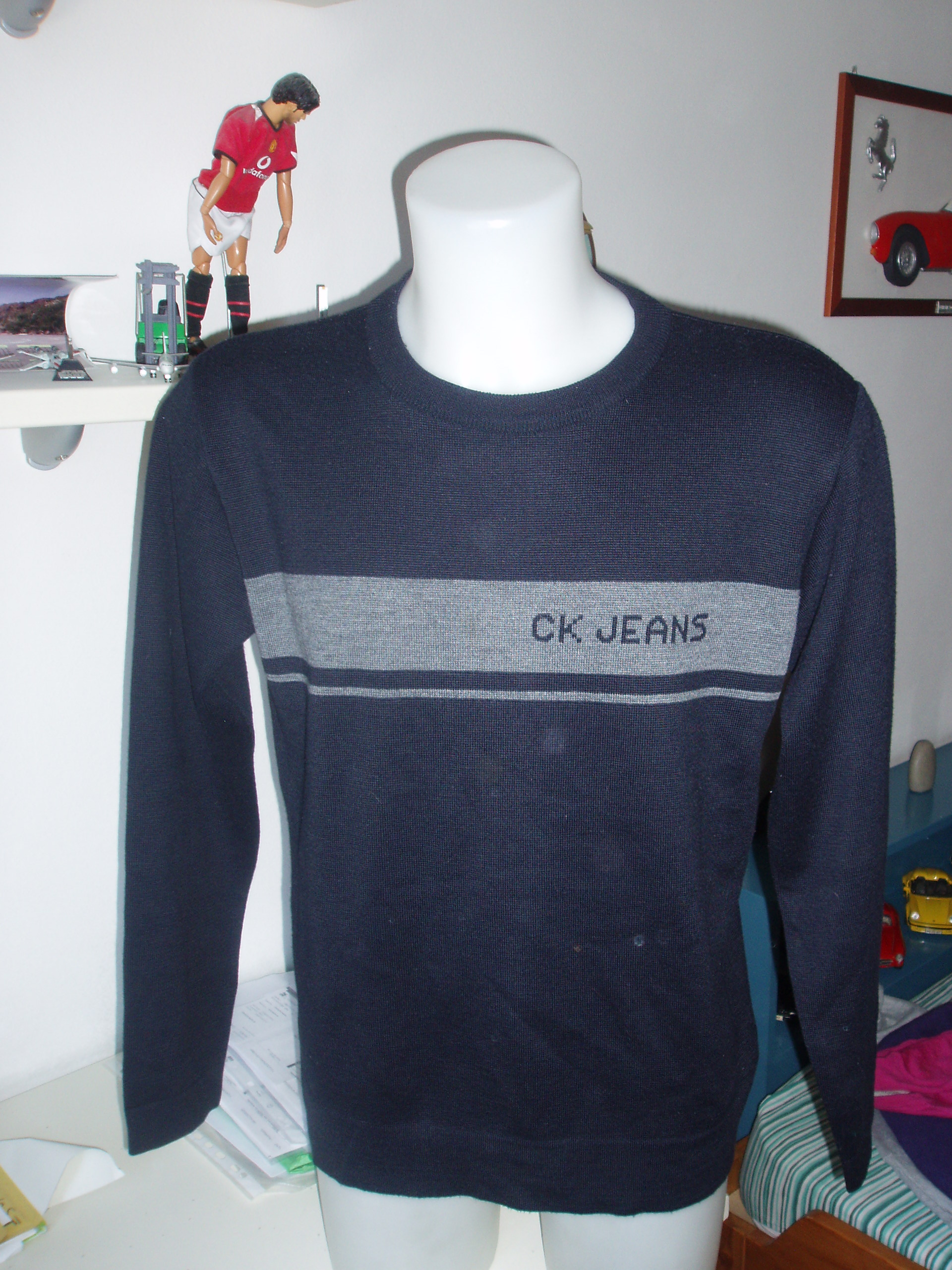 MAGLIA LANA 100% UOMO CALVIN KLEIN TG L