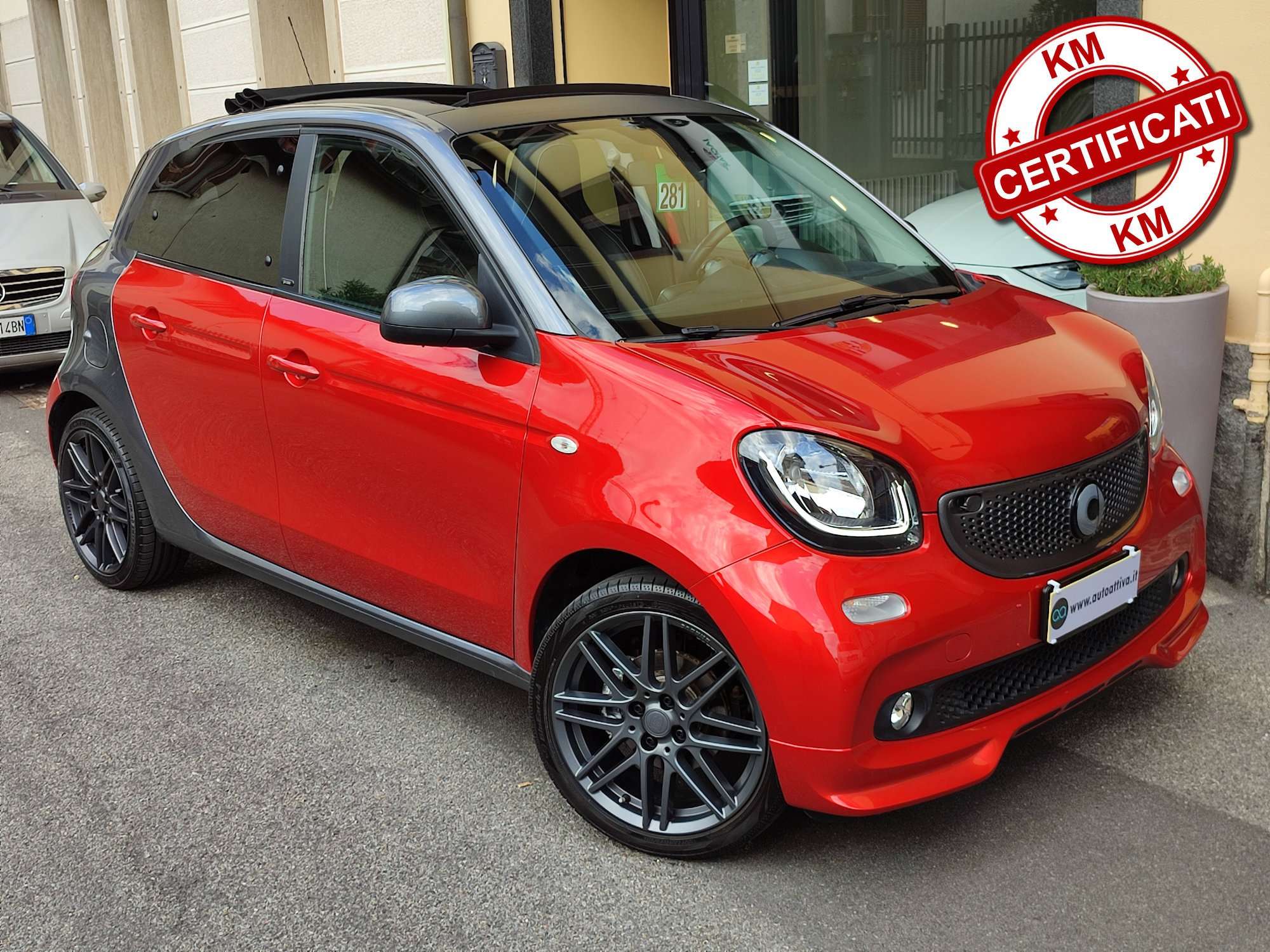 smart forFour0.9 t 90cv twinamic Pack Brabus Cabriolet