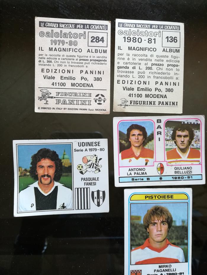 FIGURINE EDIZIONI PANINI ANNI 1979/1980 E 1980/1981