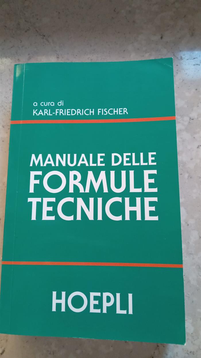 MANUALE DELLE FORMULE TECNICHE