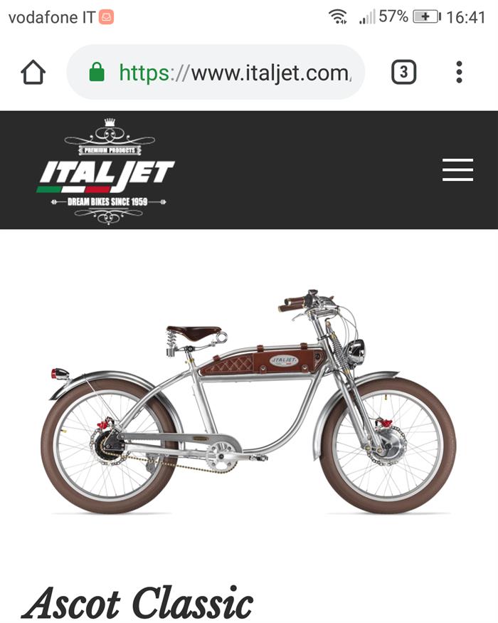 BICICLETTA ELETTRICA ITALJET