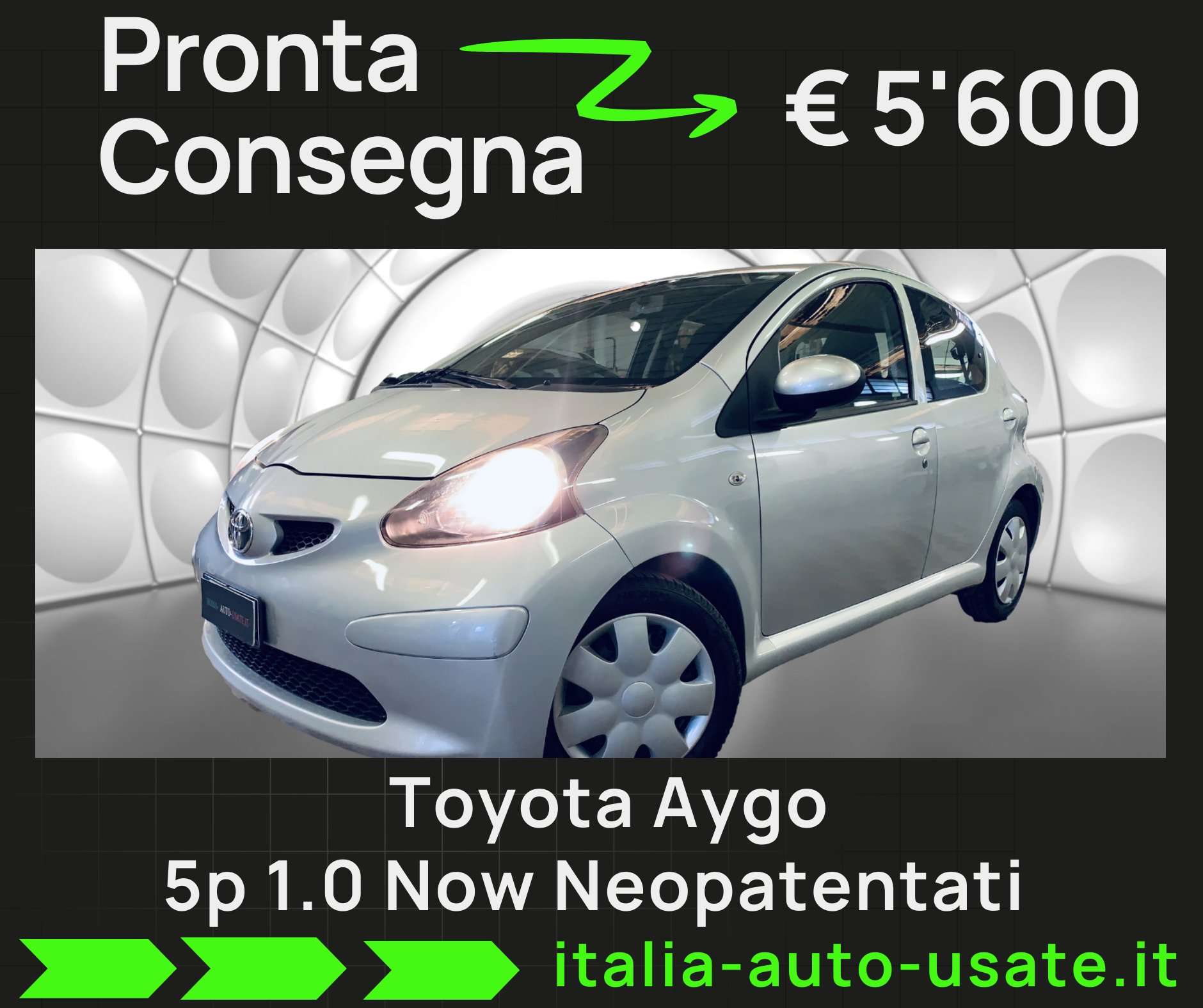 Toyota AygoAygo 5p 1.0 Now Neopatentati