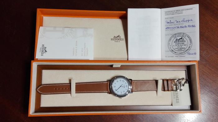 HERMES OROLOGIO MODELO CLIPPER ORIGINALE