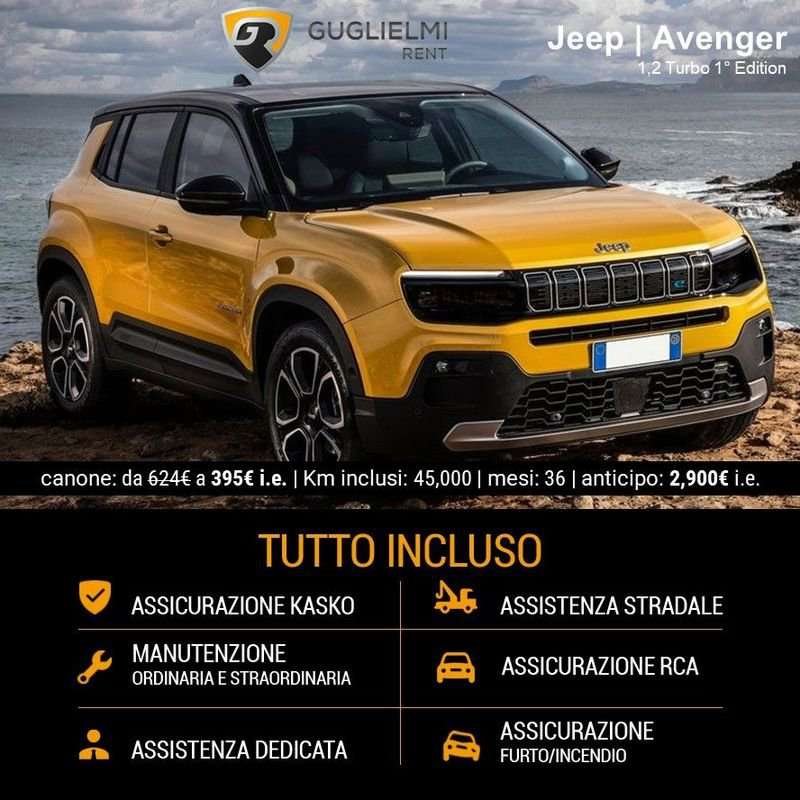 Jeep Compass460€ 1.2 Turbo NOLEGGIO A LUNGO TERMINE