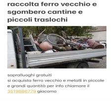 raccolta ferro vecchio a pagamento 