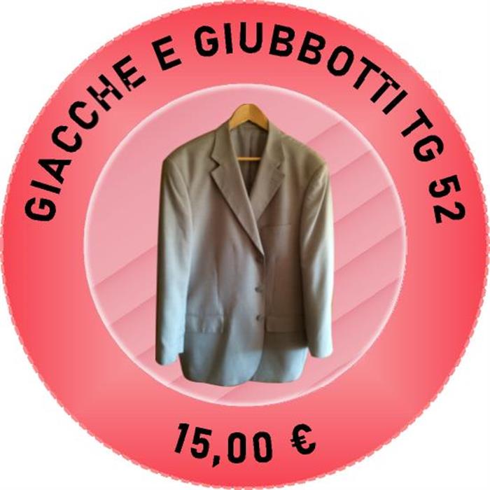 GIACCHE E GIUBBOTTI PER UOMO TG 52