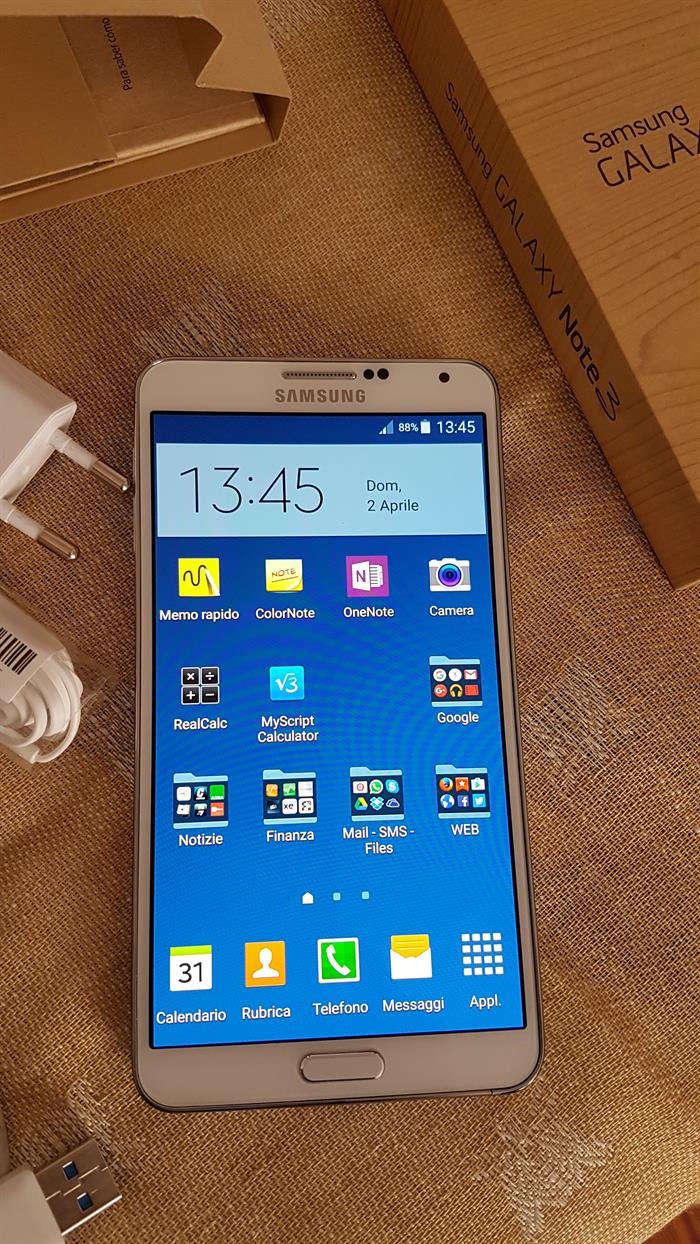 SAMSUNG GALAXY NOTE III + SD 8GB