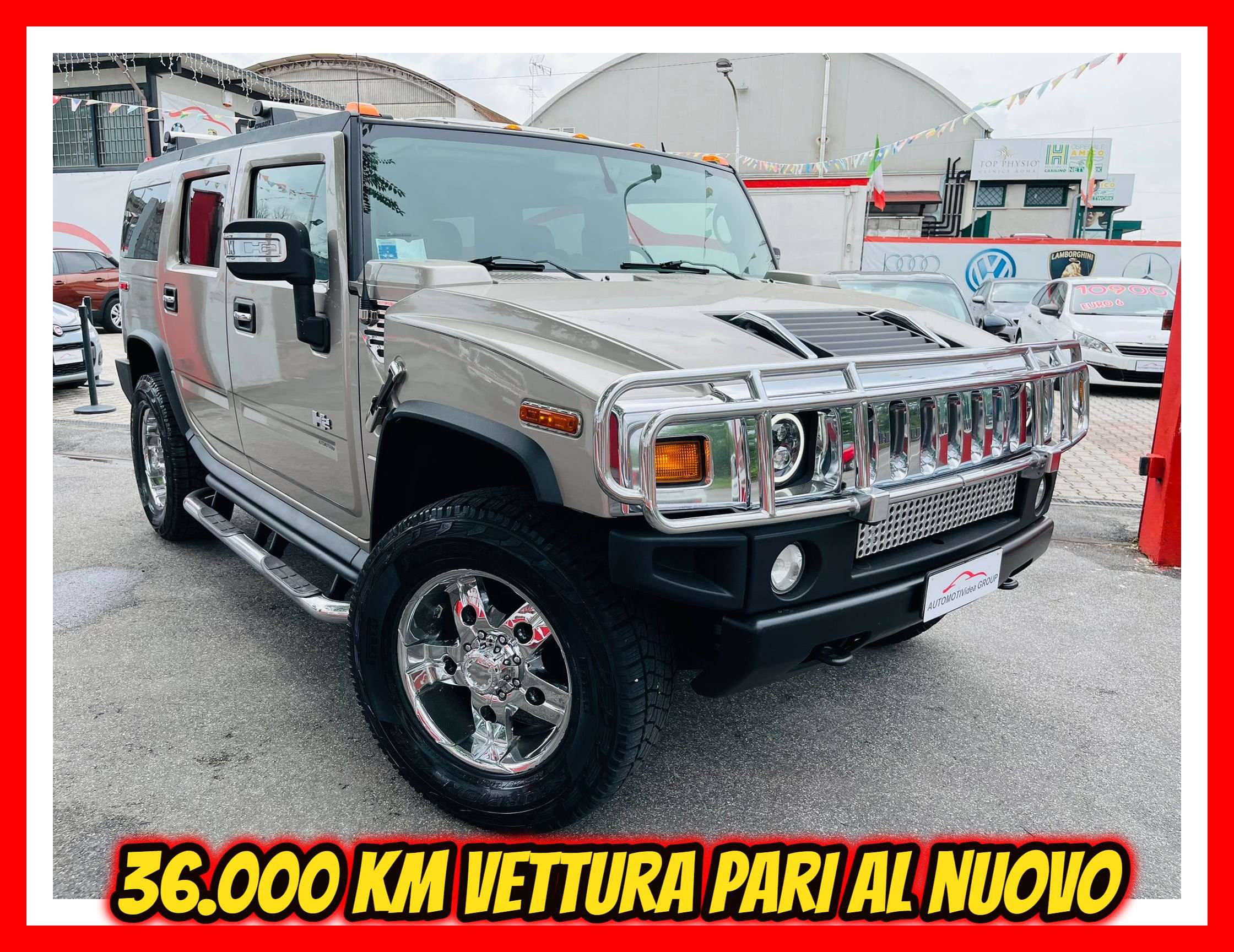 HUMMER H2SUV 6.0 V8 36.000 KM PARI AL NUOVO FULL OPTIONAL