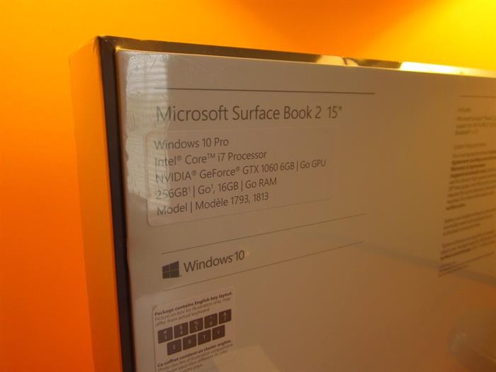 1XMICROSOFT SURFACE BOOK 2-15INCH