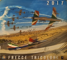 Poster FRECCE TRICOLORE FIRMATO 2017