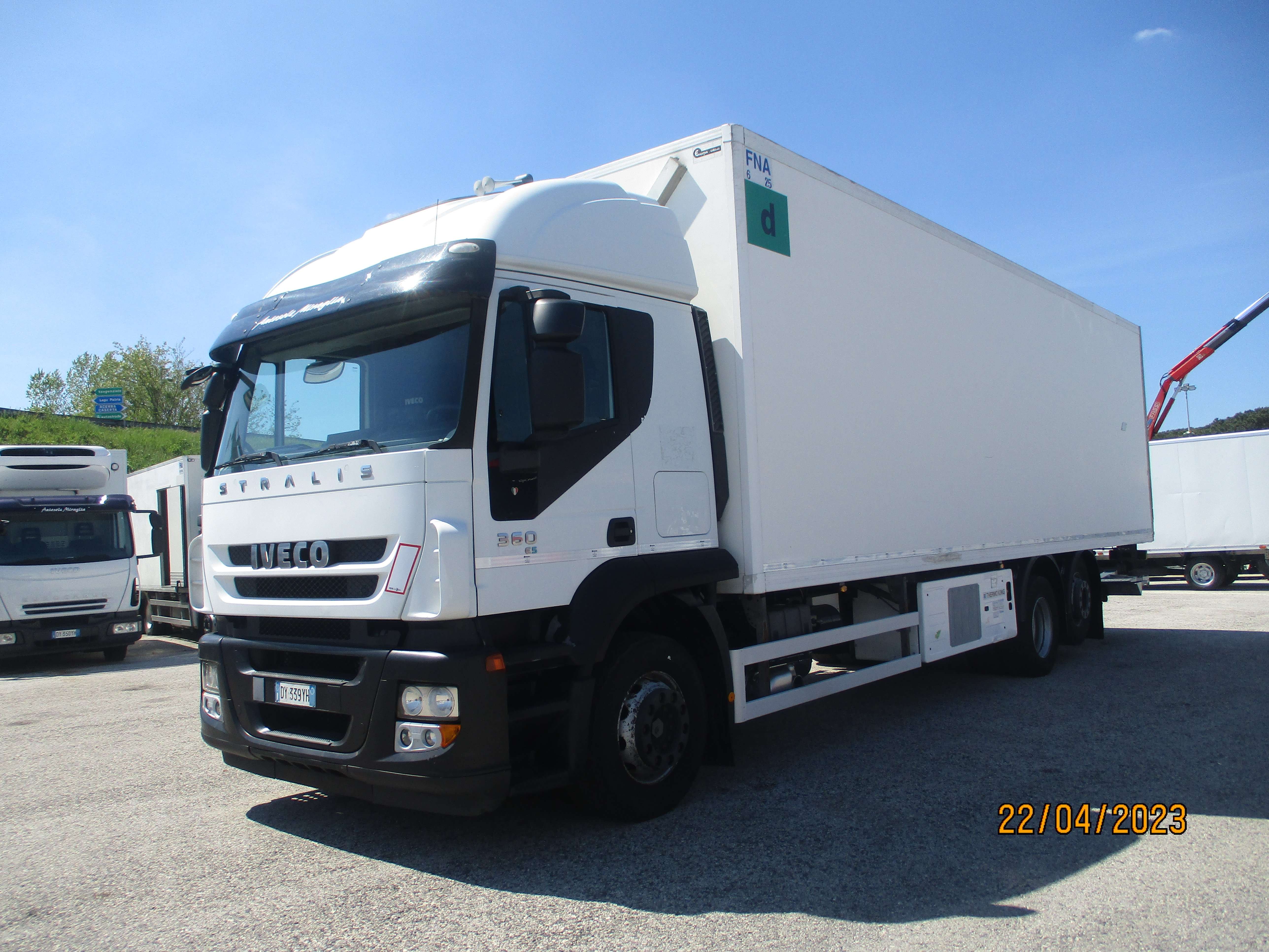 Iveco STRALIS 360 E5 CUBE FRIGO+SPONDA 9.60 M FNA 06/25