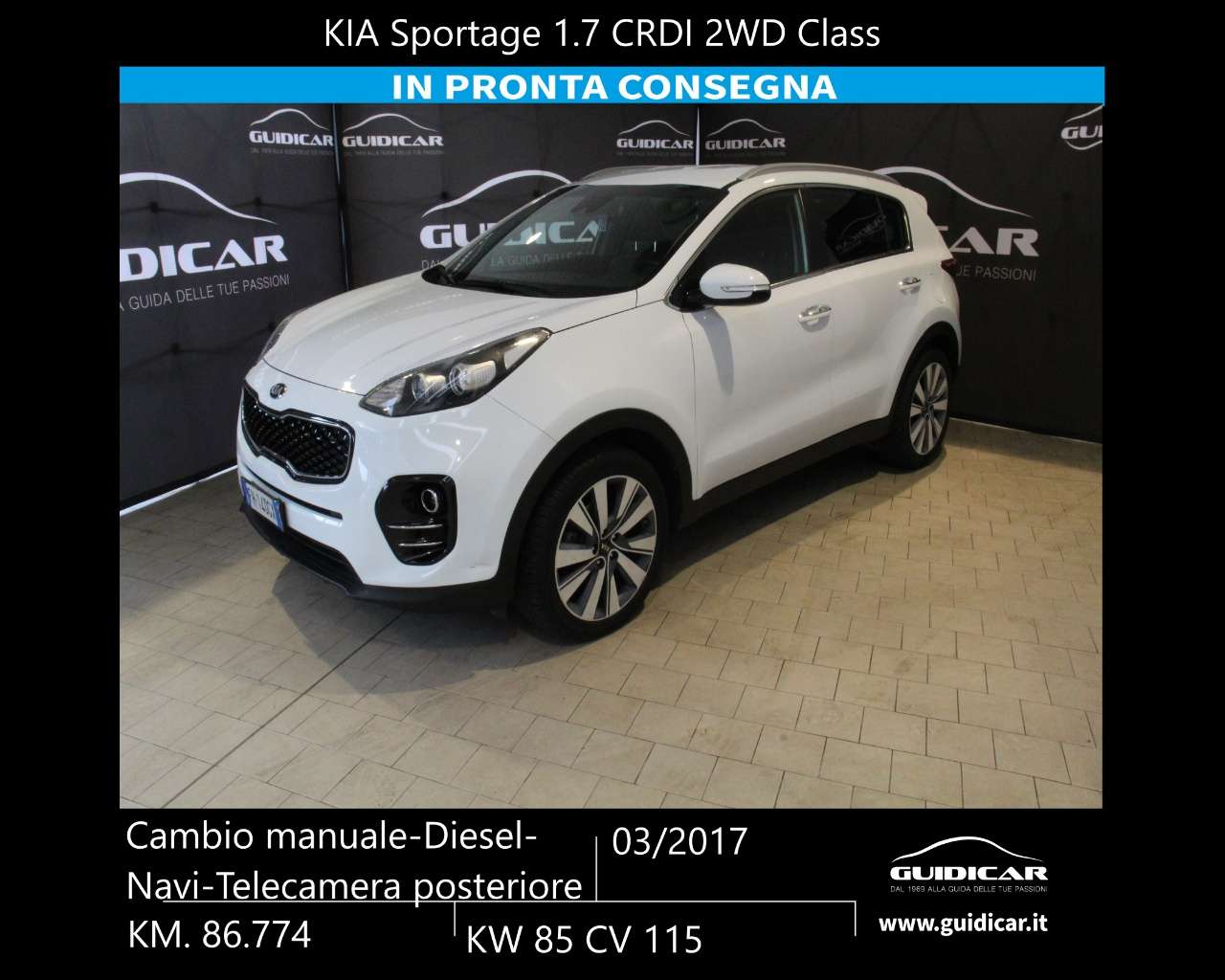 Kia SportageSportage 1.7 CRDI 2WD Class