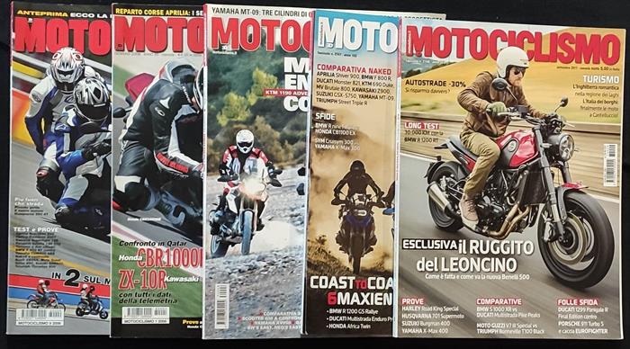 MOTOCICLISMO 5 RIVISTE FRA IL 2006 ED IL 2017