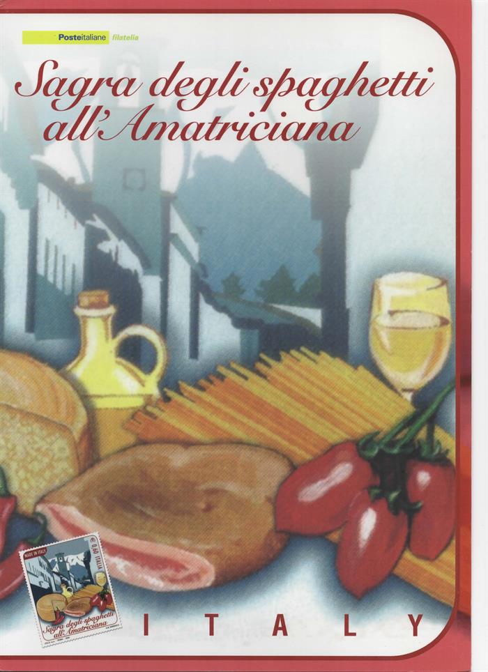 FOLDER ITALIA 2008 "SAGRA SPAGHETTI AMATRICIANA"