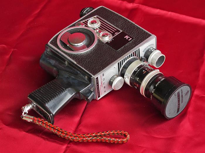 CINEPRESA VINTAGE 8MM BOLEX K1 REFLEX 1962