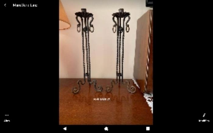 COPPIA CANDELABRI