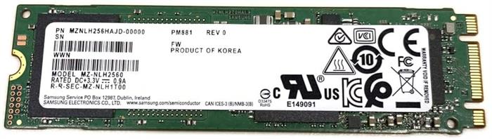 SAMSUNG SSD M.2 256GB