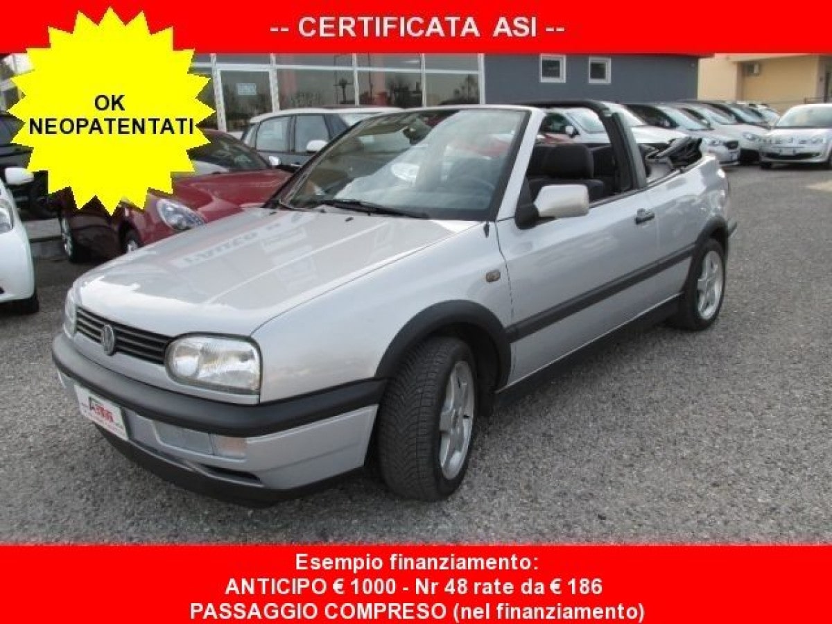 VOLKSWAGEN Golf 3ª serie Golf Cabriolet 1.8 cat (75 CV) Basic