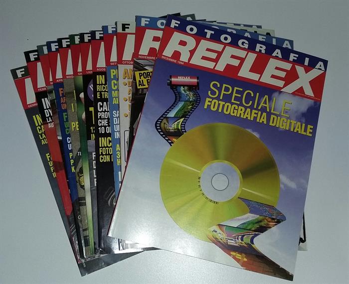 COLLEZIONE COMPLETA RIVISTA FOTOGRAFIA REFLEX – ANNO 1994