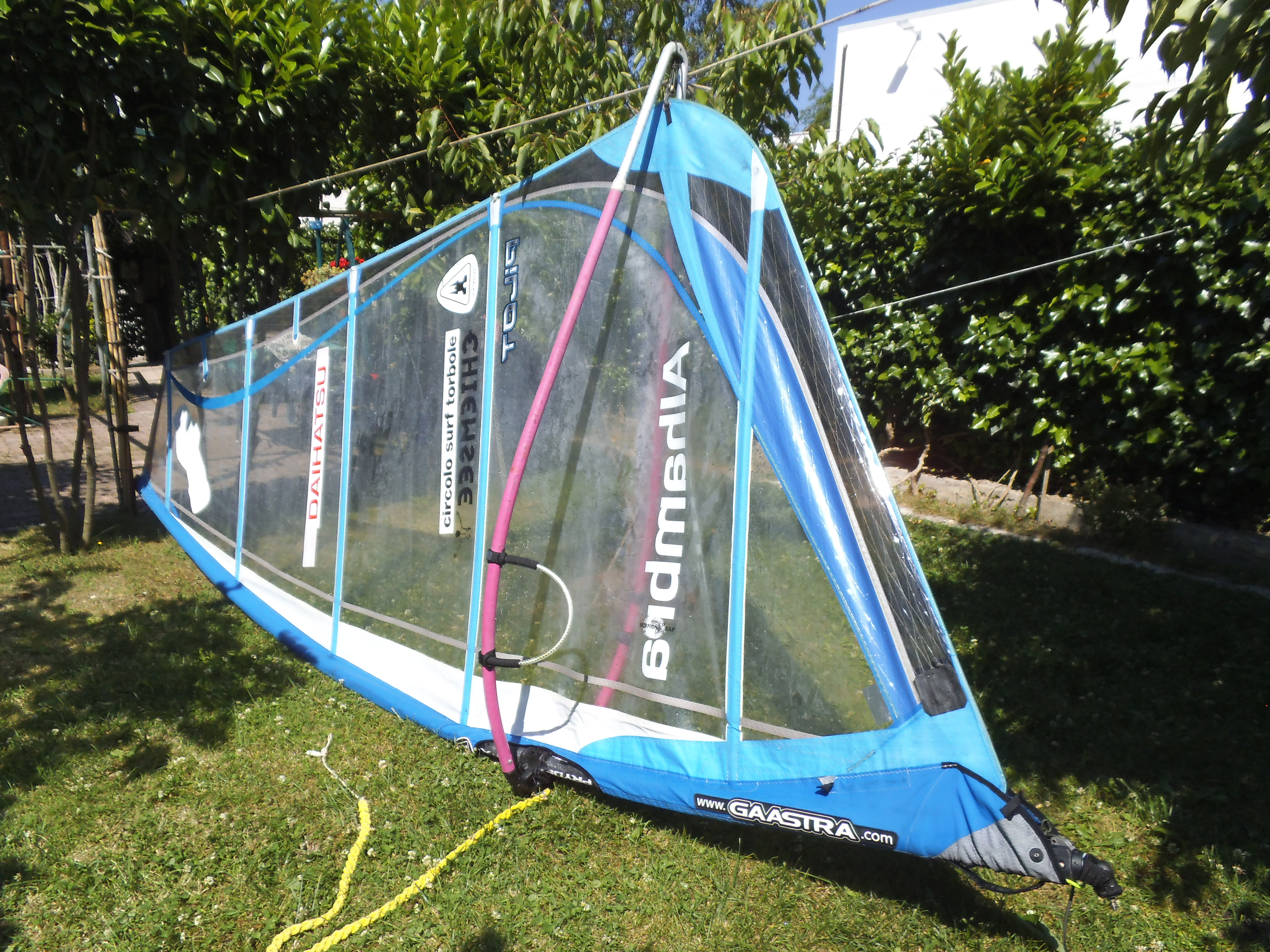 RIG PER WINDSURF CON VELA GAASTRA DA 6.0 MQ