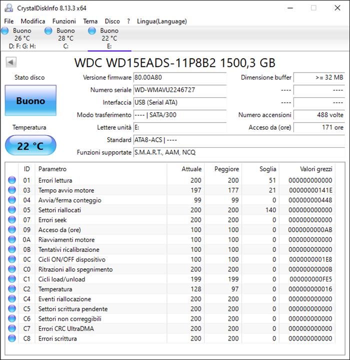 WD ELEMENTS 1,5 TB DA 3,5 POLLICI USB 2.0