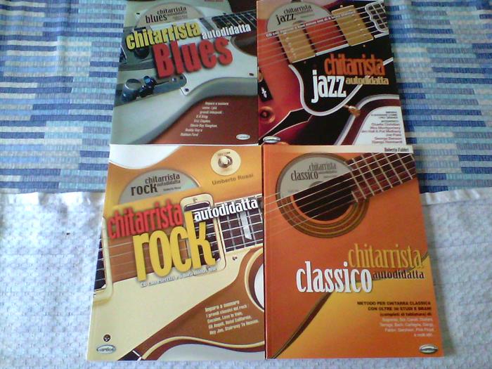 MANUALI PER CHITARRA JAZZ ROCK BLUES CLASSIC (CD INCLUSO)