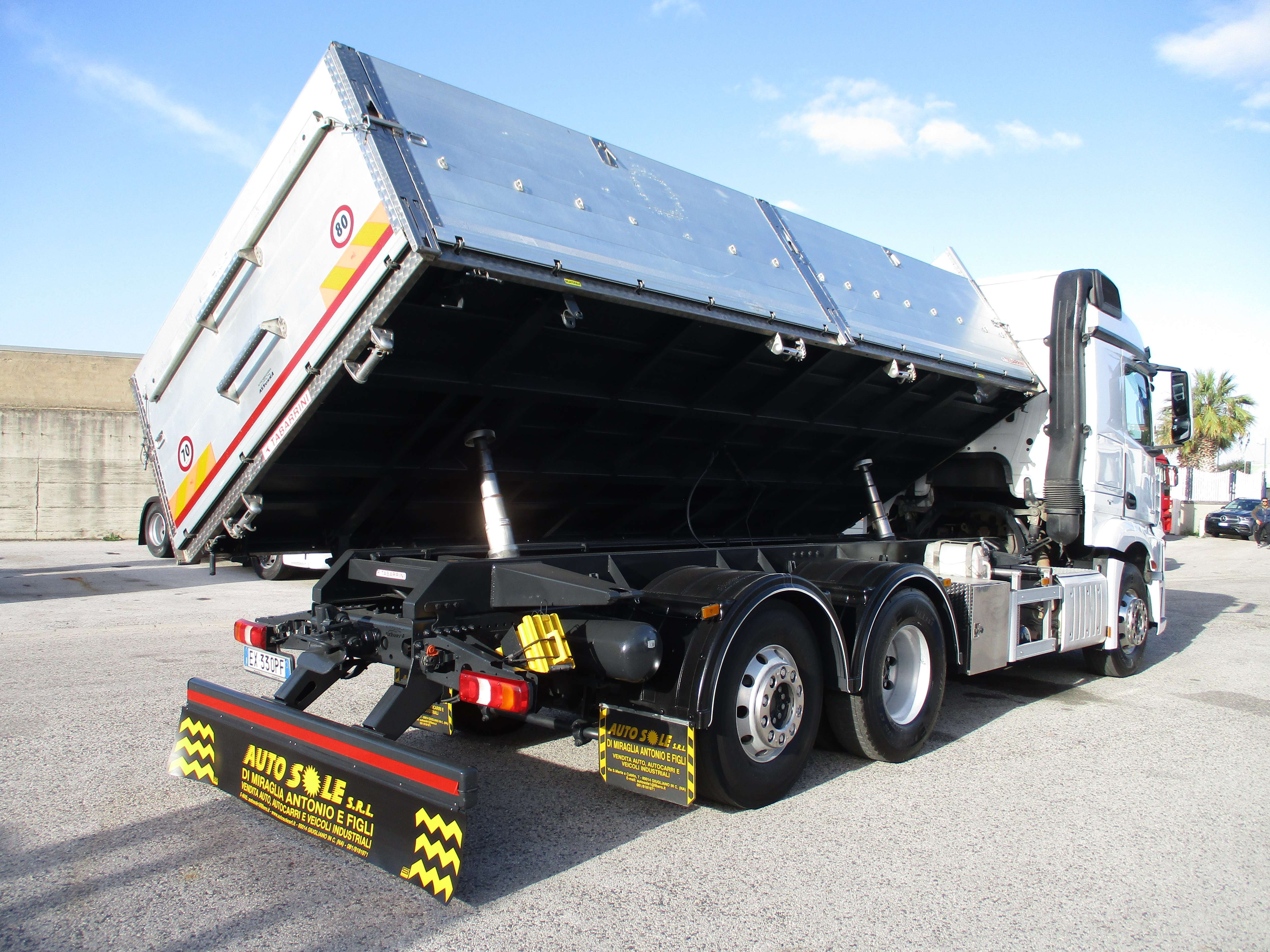 Iveco MB ACTROS 25/48 EURO 6 RIBALTABILE BILATERALE INOX