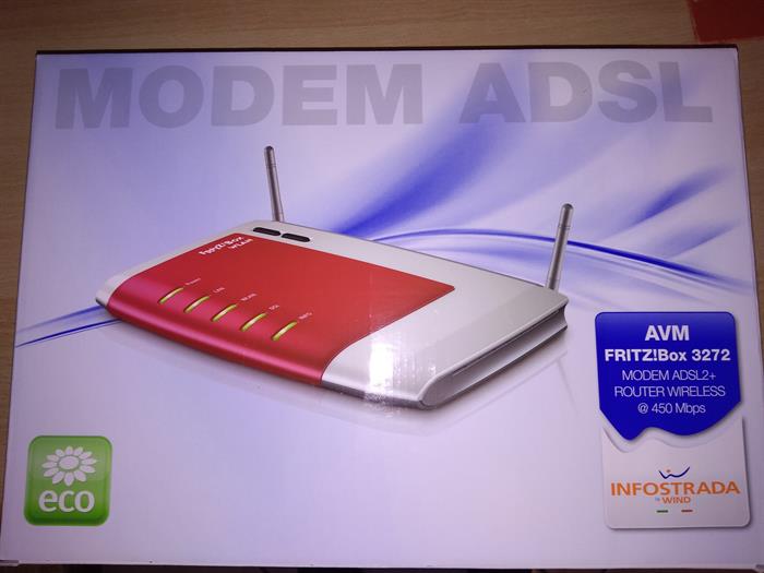 AVM FRITZ BOX 3272 MODEM ROUTER WIRELESS N450