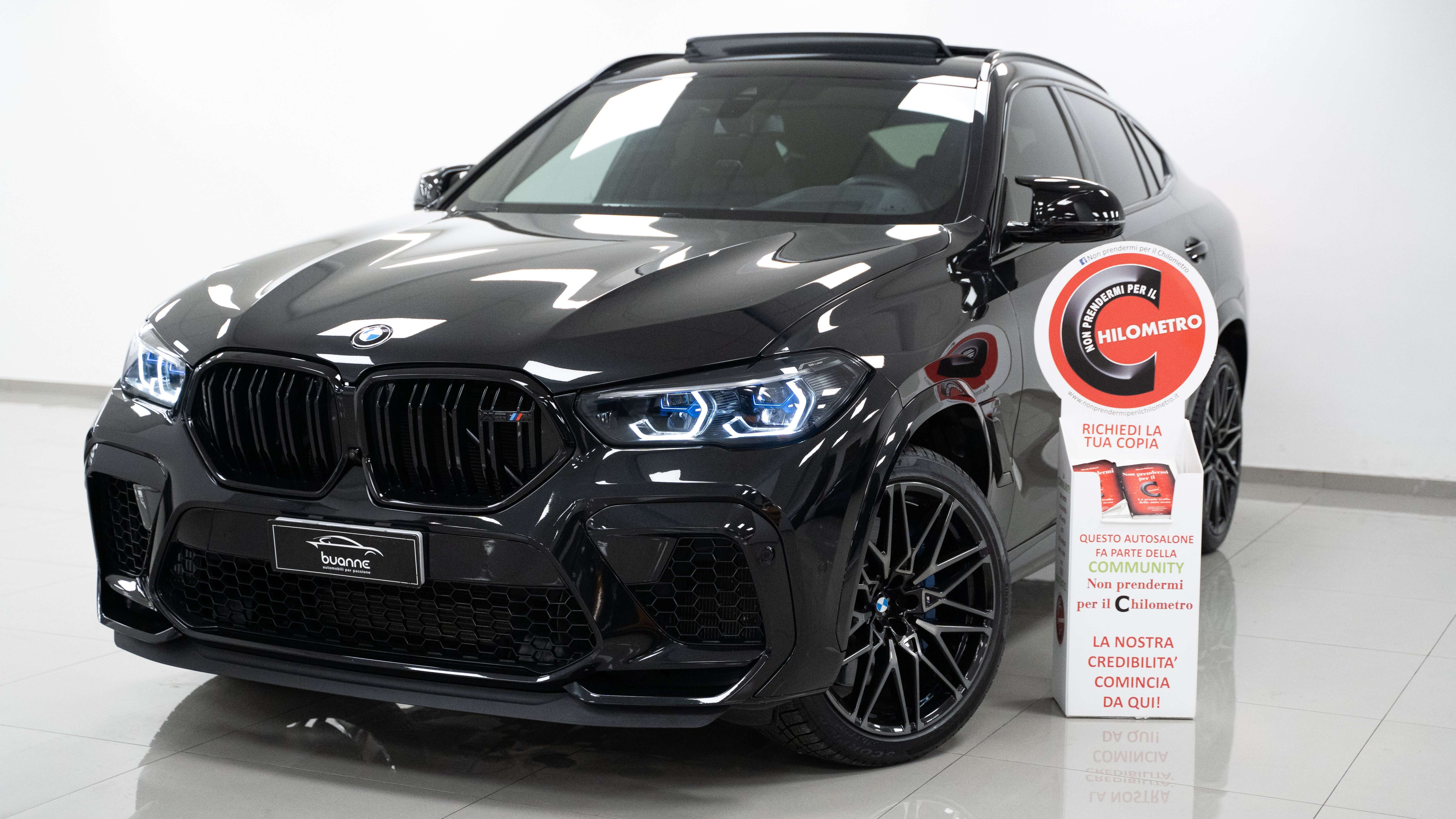 BMW X6M COMPETITION 4.4 V8 FULL CARBON TETTO APR LED ITA