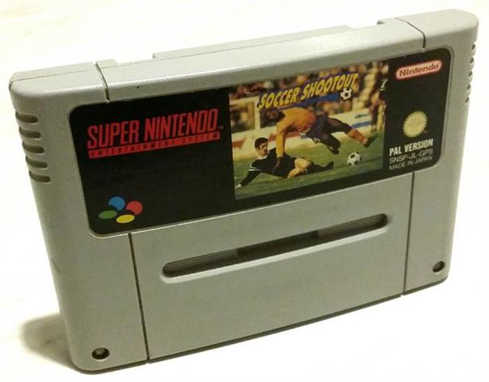 GIOCO PER SUPER NINTENDO SOCCER SHOOTOUT SNSP-JL-GPS MADE IN JAPAN