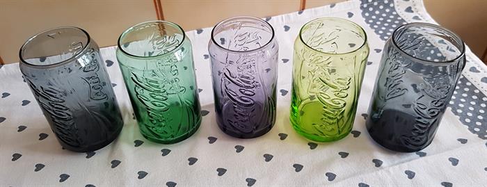 5 BICCHIERI COCA-COLA