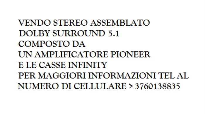 STEREO DOLBY SURROUND 5.1