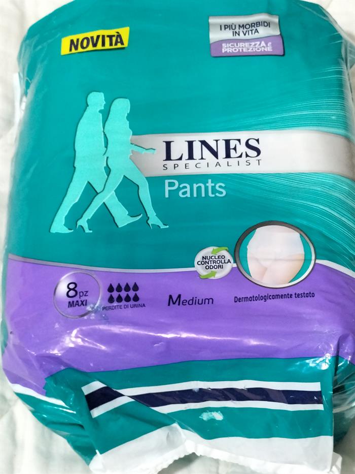 PANNOLONI LINES PANTS M